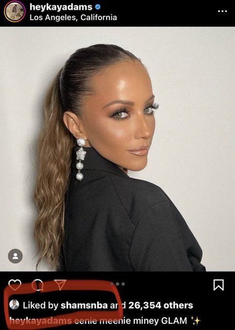 Fans react as "Rizz God" Shams Charania banters yet again with Kay ...