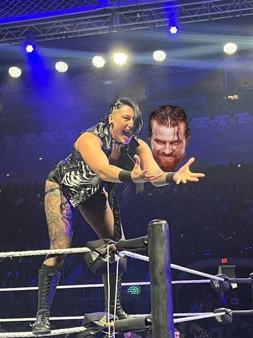 Rhea Ripley has one-word reaction to weird photoshopped image with ...