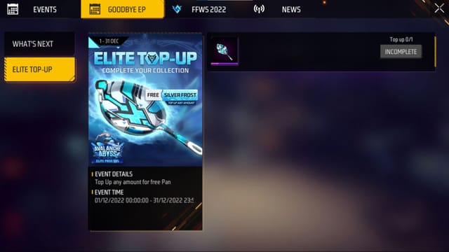 Garena releases new Elite Top-Up in Free Fire MAX featuring free skin