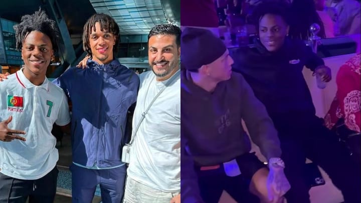 IShowSpeed meets both Central Cee and Trent Alexander-Arnold in under ...