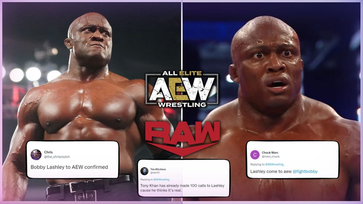 "Bobby Lashley to AEW confirmed" – Twitter erupts with predictions of 2 ...