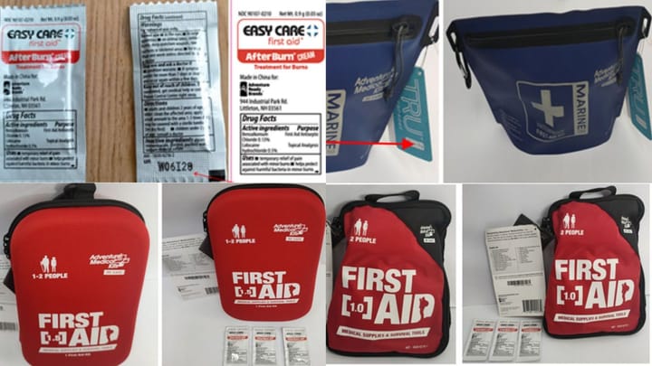 Easy Care first aid kits After Burn Cream recall: reason, lot numbers ...