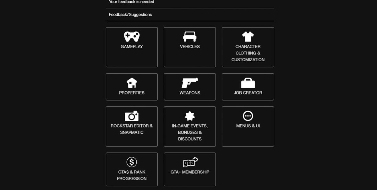 GTA Online Feedback: How to submit it for Rockstar Games to consider in ...