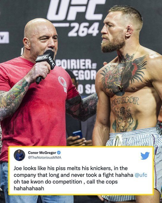 Conor McGregor: Conor McGregor's response to Joe Rogan's comments ...