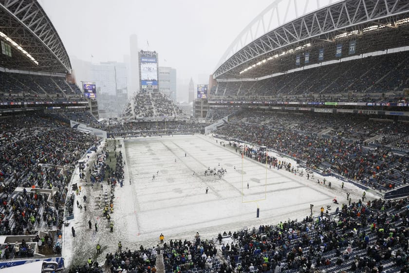 Can NFL games be played in snow?