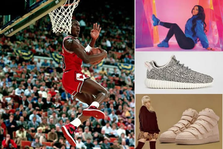 4 best sneaker collabs with celebrity icons of all time