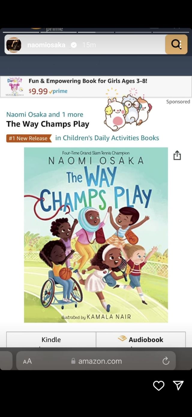 Naomi Osaka, the 'author' shares her joy over the release of her first ...