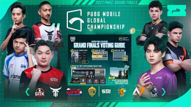 PMGC 2022 Grand Finals: How to vote for Fan Favorite team award in PUBG Mobile