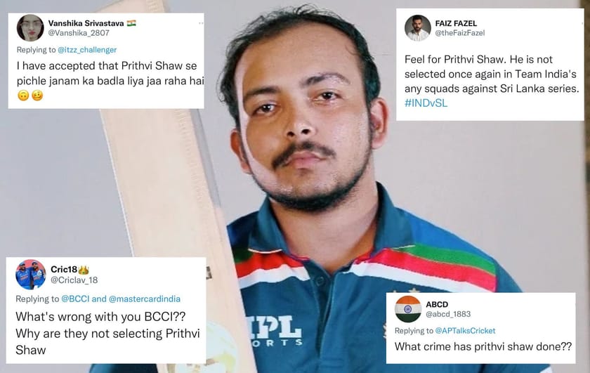 India: "Please go play for Ireland" - Fans react as Prithvi Shaw fails ...