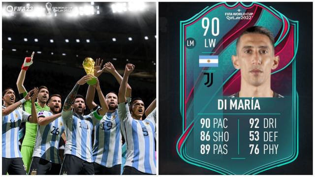 FIFA 23 World Cup Team of the Tournament Di Maria SBC: How to complete, expected costs, and more