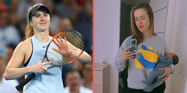 Elina Svitolina hits the gym with her newborn daughter as Ukrainian ...