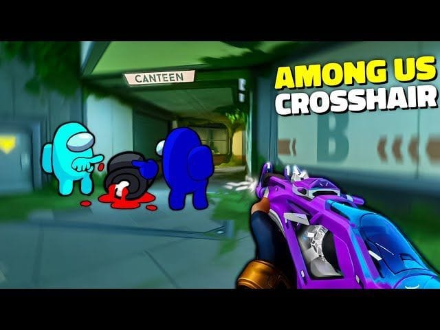 How to get the Among Us crosshair in Valorant