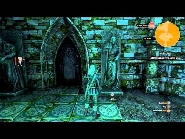 How to complete the Magic Lamp side quest in The Witcher 3 Next Gen