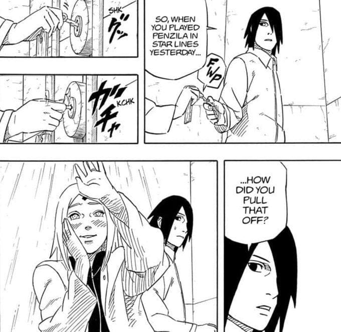 Sasuke Retsuden chapter 4 spoilers show Sasuke gifting Sakura a ring