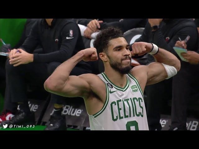 Jayson Tatum attacked 42-year-old Udonis Haslem off the dribble and NBA ...