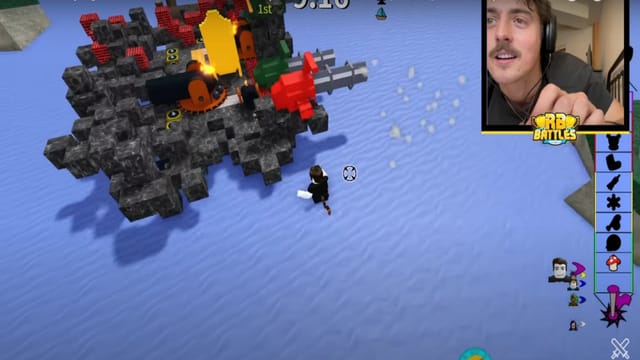 Denis vs. Jayingee playing Roblox Build A Boat For Treasure in RB ...