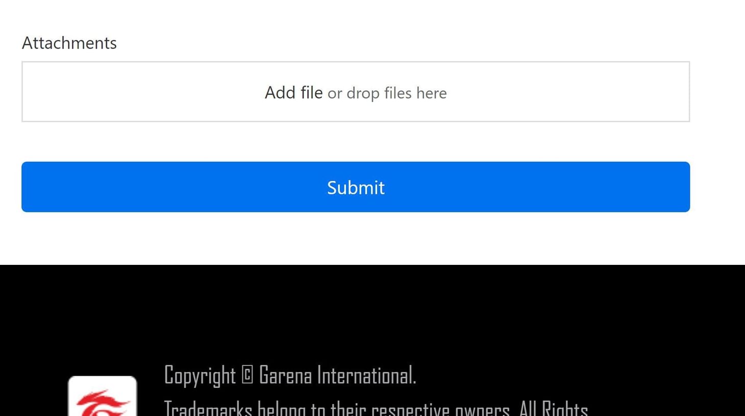 Free Fire support website: How to submit new request for any query