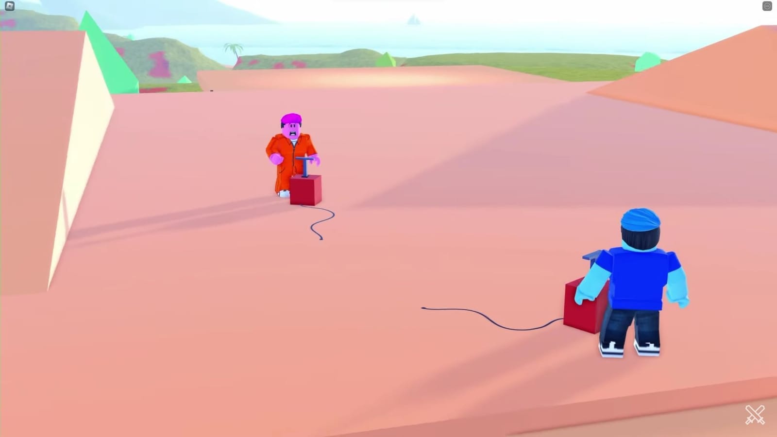 TanqR vs PinkLeaf playing Roblox Jailbreak in RB Battles Season 3 ...