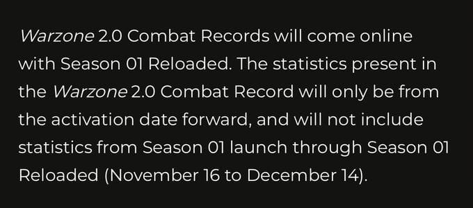Warzone 2 Season 1 Reloaded is bringing back Combat Records to the ...