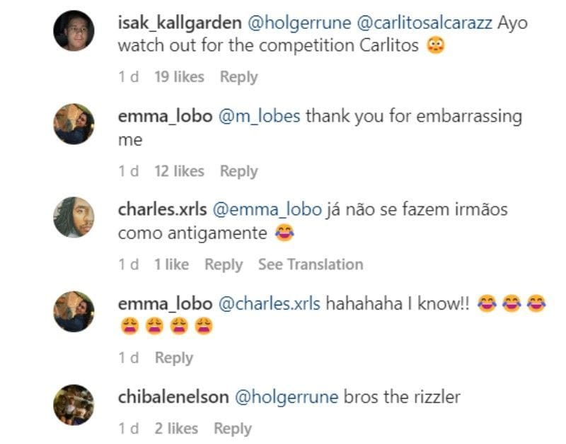 Tennis news: "Watch out for competition Carlitos" - Tennis fans react to Holger Rune ...