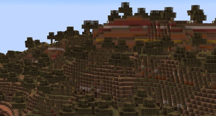 Mesa Plateau in Minecraft