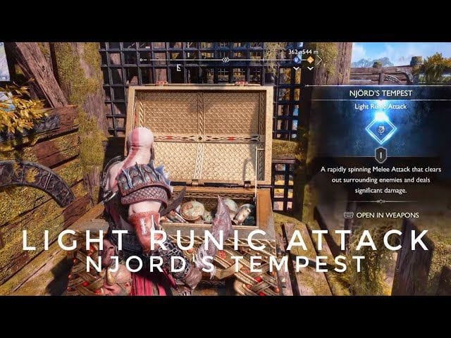 God of War Ragnarok: Where to find Njord’s Tempest Leviathan Axe Light ...