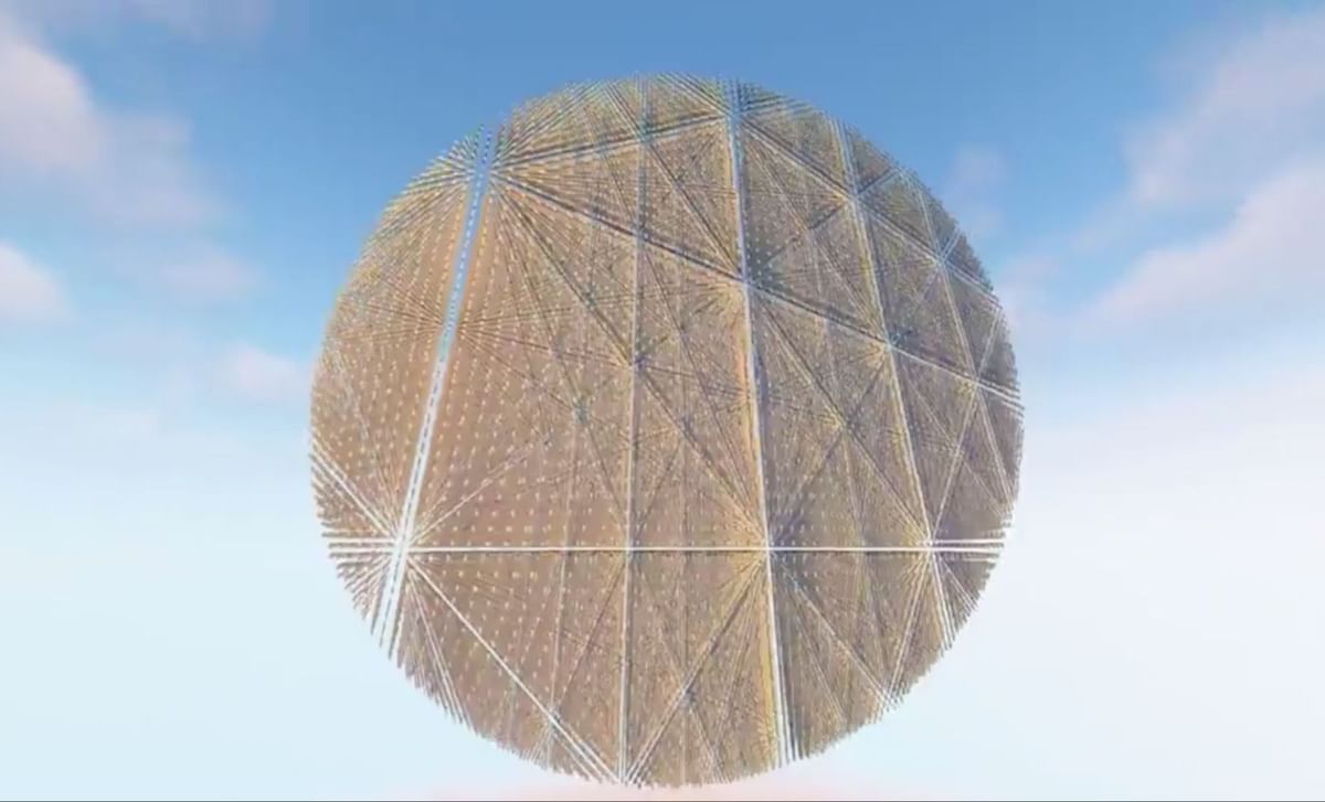 Minecraft player accidentally creates spectacular moiré pattern using ...