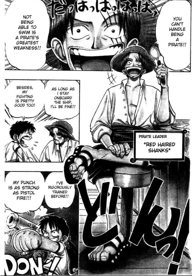 Who gave Luffy his hat?