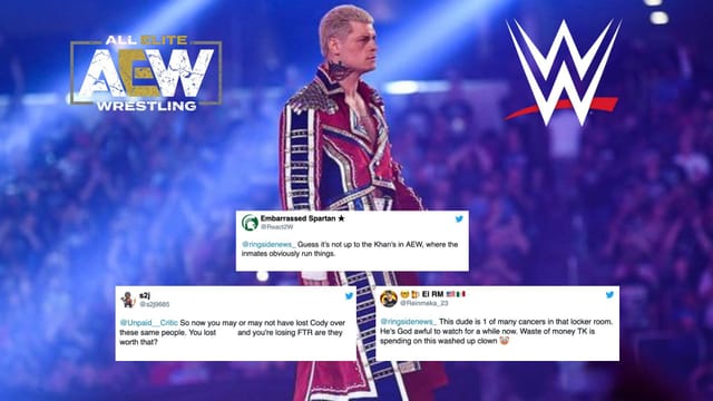 "May or may not have lost Cody [Rhodes] over these same people ...