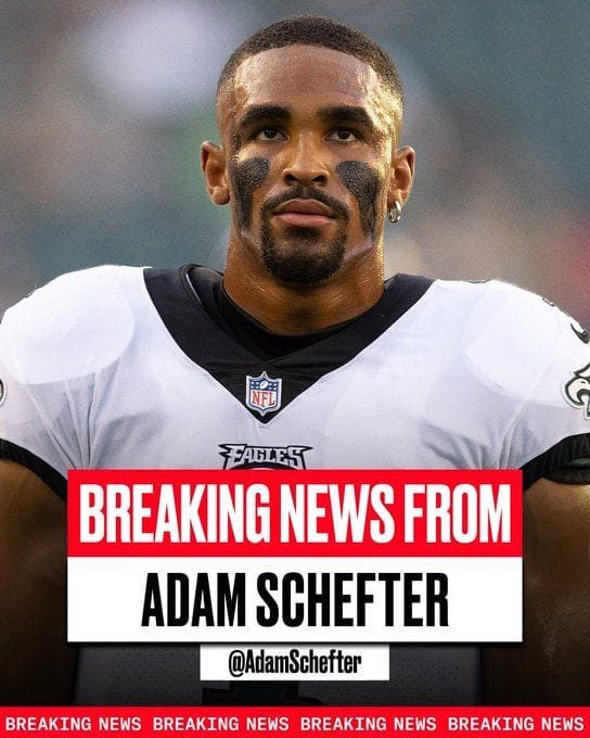 BREAKING: Adam Schefter reveals Jalen Hurts uncertain to play against ...