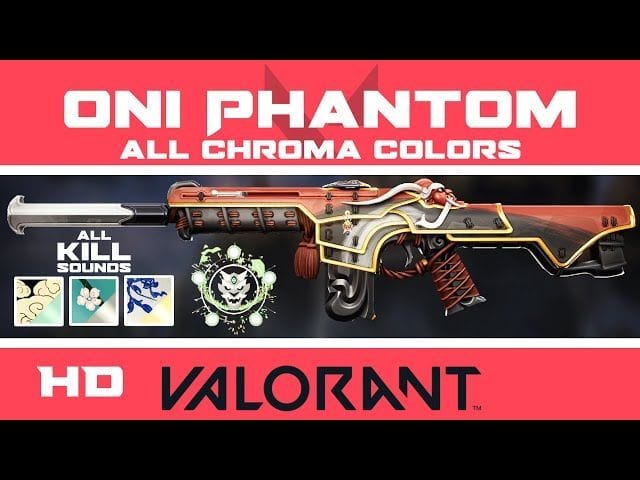 How to get the Oni Phantom in Valorant
