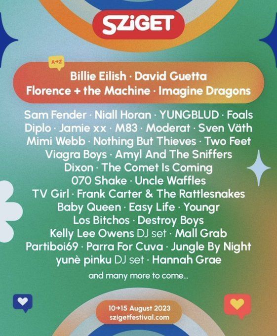 Sziget Festival 2023: Lineup, tickets, where to buy, dates, and more