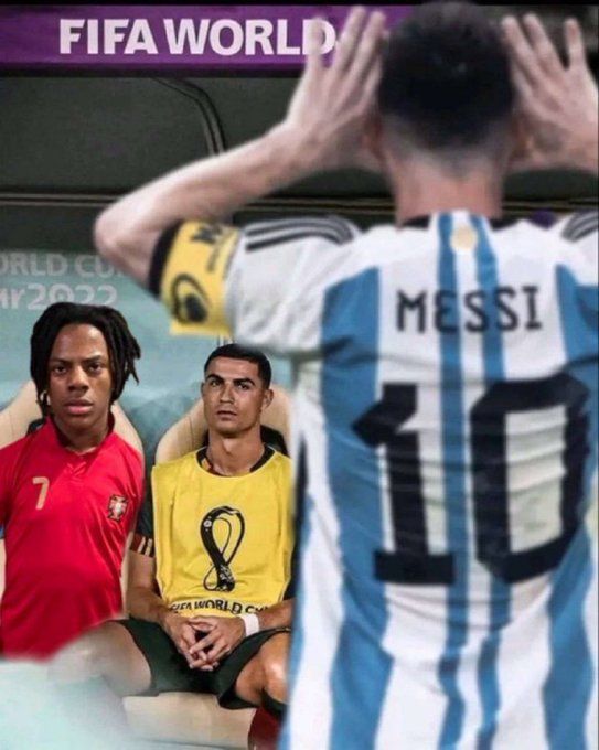 IShowSpeed shocks fans as he adorns Argentinian kit during World Cup final