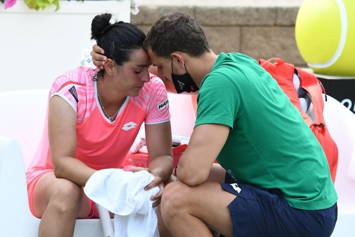 Who is Ons Jabeur's better half Karim Kamoun?