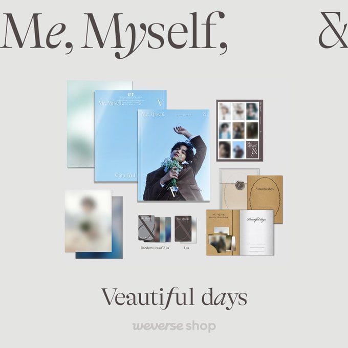 BTS V’s photobook series "Veautiful Days" ranks first on several ...
