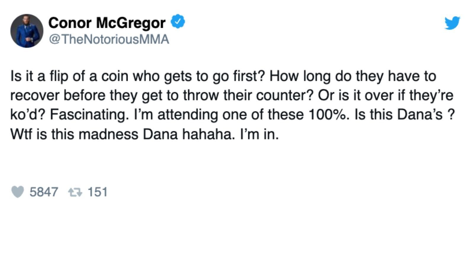 Conor McGregor decides to stop trading insults with P. J. Gallagher and ...