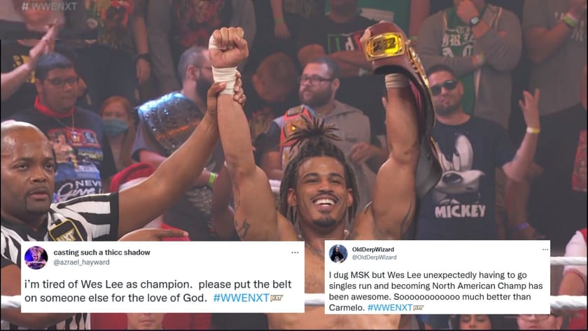 WWE NXT: WWE Universe reacts to Wes Lee retaining the North American ...
