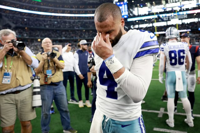 Shannon Sharpe blasts Dak Prescott for throwing interception after ...