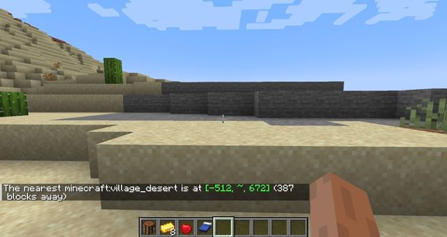 How to find desert villages in Minecraft