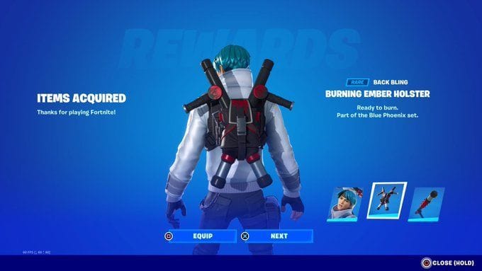 How to get the Blue Phoenix Pack in Fortnite Chapter 4 Season 1