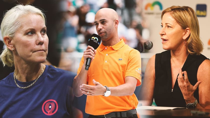 Chris Evert advocates for pickleball amidst James Blake & Rennae Stubbs ...