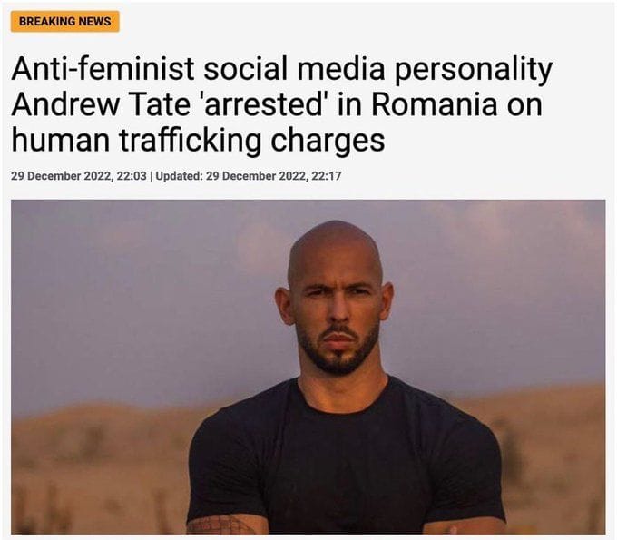 "No way man": Adin Ross, Hasan Abi, Clix, and other streamers react to Andrew Tate's arrest