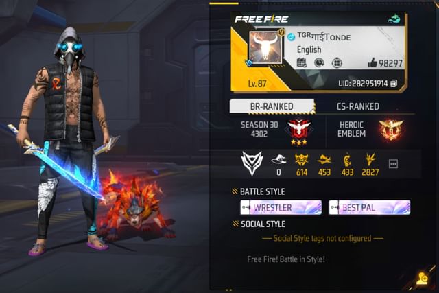 What is Tonde Gamer's Free Fire ID? Stats, guild, rank, YouTube earnings, and more