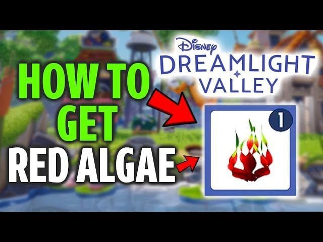 How to obtain Red Algae and make Miracle Fishing Bait in Disney ...