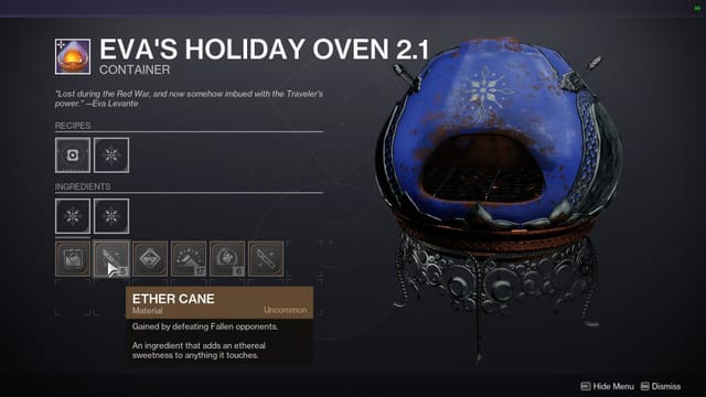 Destiny 2 Dawning 2022 guide: All ingredients, recipes, and how to get them