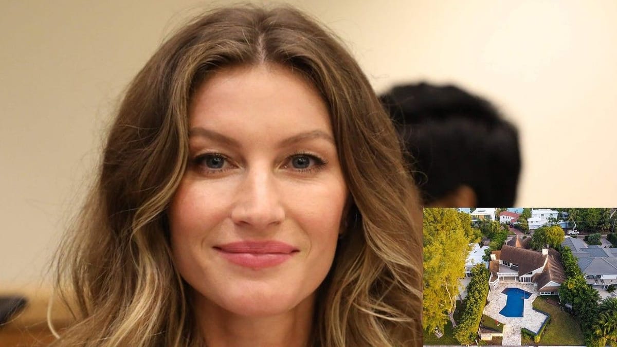 Gisele Bundchen pulls off power move remodeling her $11.5 million Miami mansion situated right ...