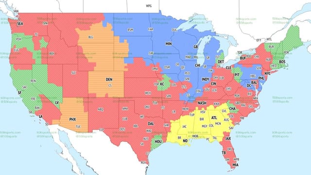 NFL Week 15 Coverage Map: TV Schedule, Channel, and Time for 2022-23 season