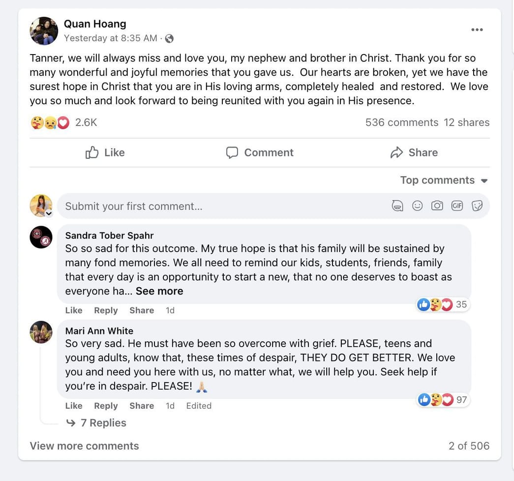 Where was Tanner Hoang found? Missing Texas A&M student dies on ...