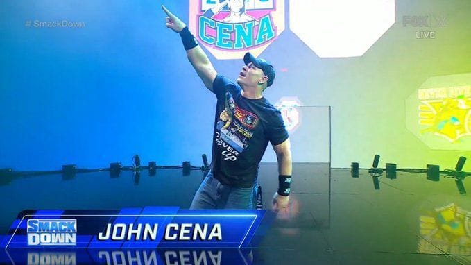 (VIDEO) What John Cena said to the camera on his return to SmackDown