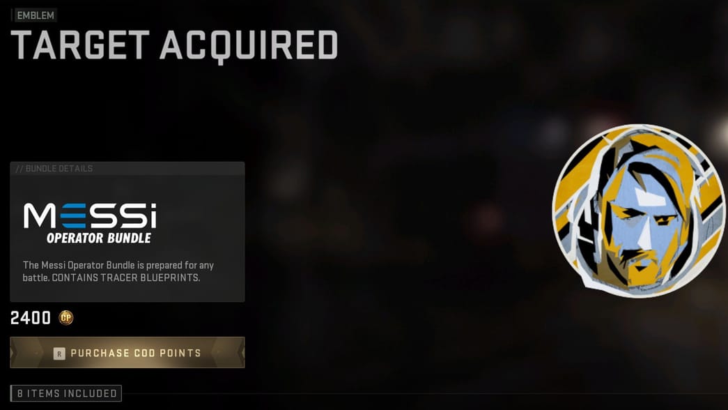 Messi Operator Bundle in Warzone 2.0 and Modern Warfare 2: Legendary ...